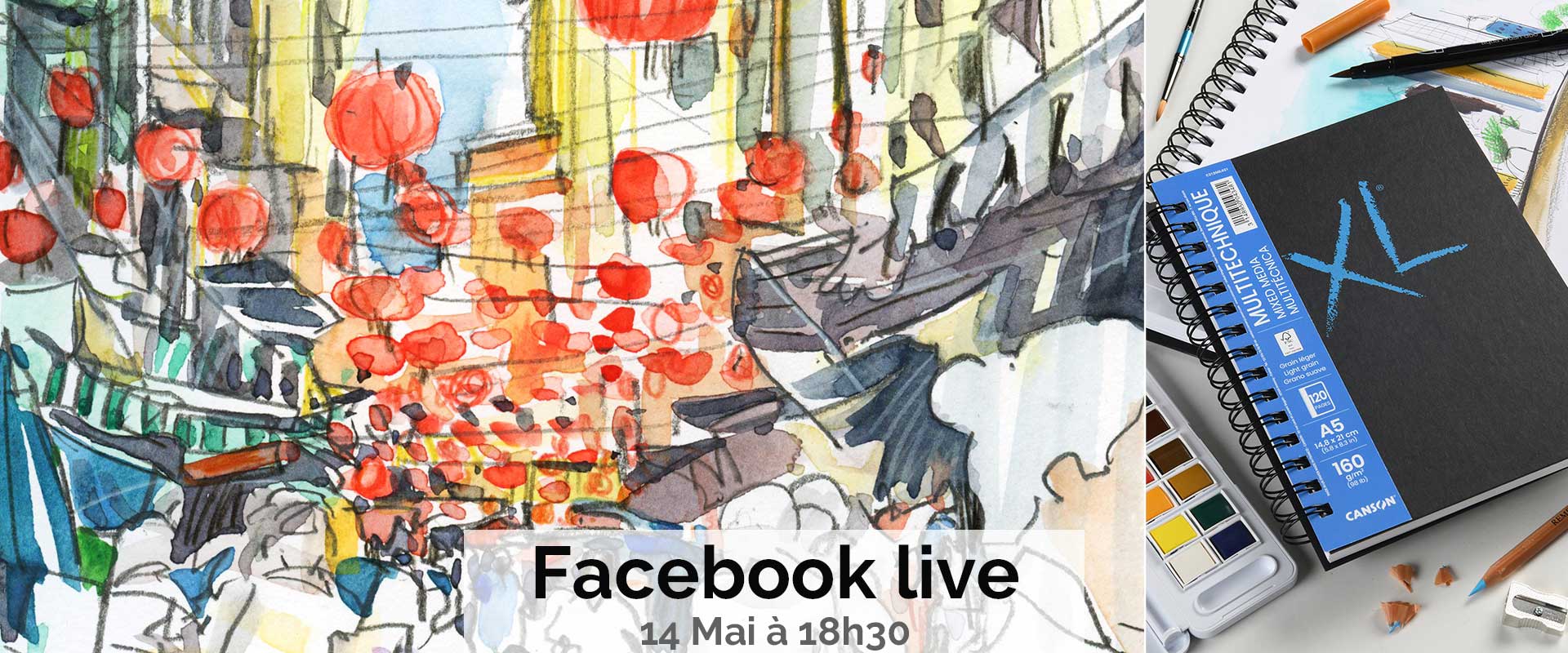 Croquer la ville en voyage sur le vif à l’aquarelle | Canson®